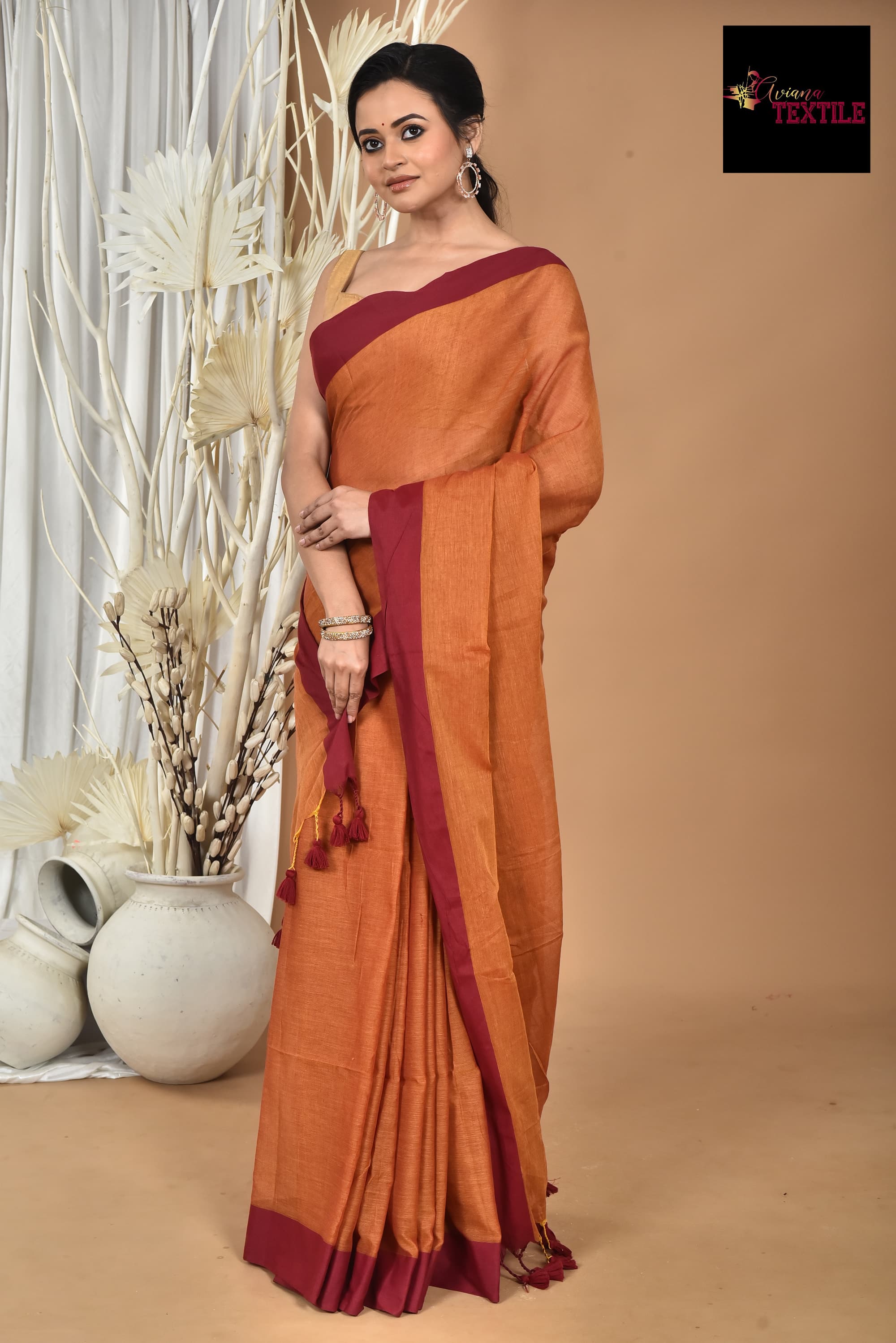 Mal Cotton Saree with elegant Border – Fabric of india